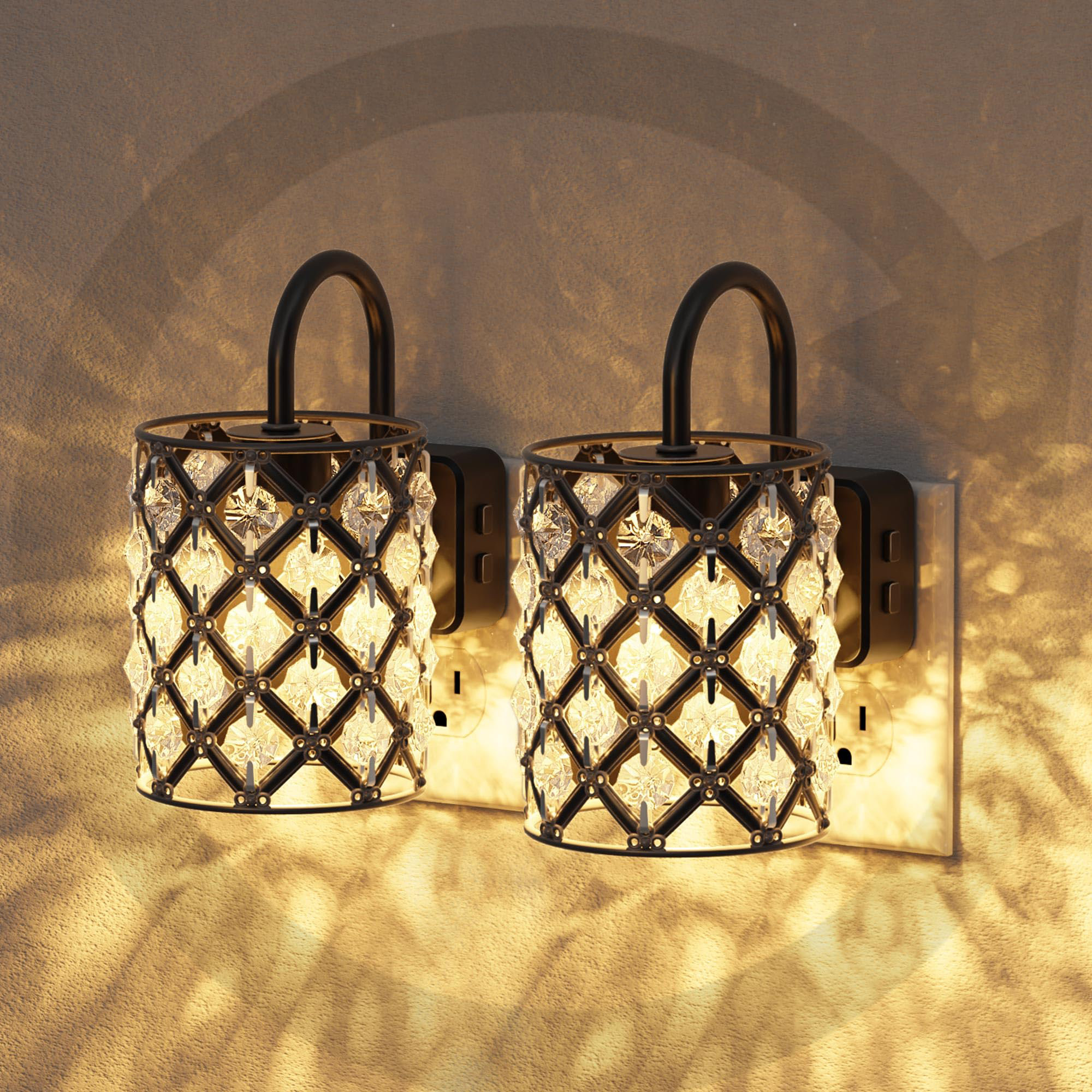 FOSHANCHISHI Night Lights Plug Into Wall, Aesthetic Nightlight With ...
